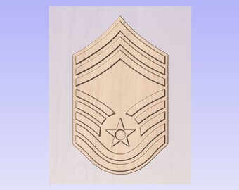 USAF Command Chief Master Sergeant of the Air Force E9 3d - Etsy