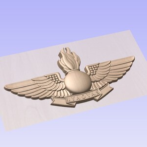 US Aviation Ordnance Wings Insignia 3D Model - Etsy Hong Kong