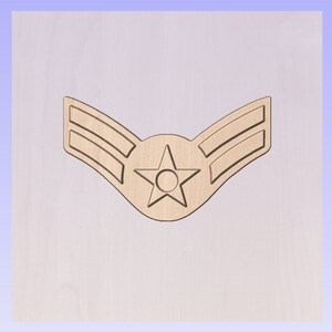 USAF Airmen First Class Rank E3 3d Model - Etsy