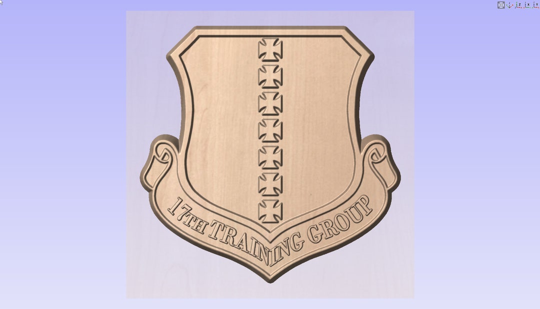 USAF 17th Training Group Patch 3D Model - Etsy