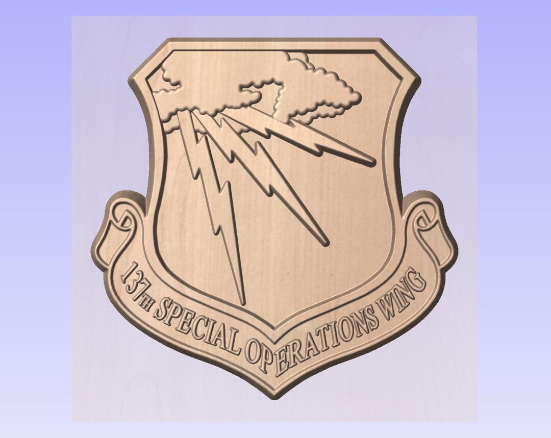 USAF 137th Special Operations Wing Patch 3D Model - Etsy