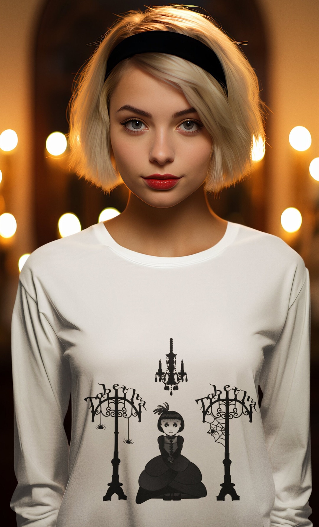 Tabetha Character Tee Gothic & Grunge Aesthetic, Urban Style Shirt - Etsy