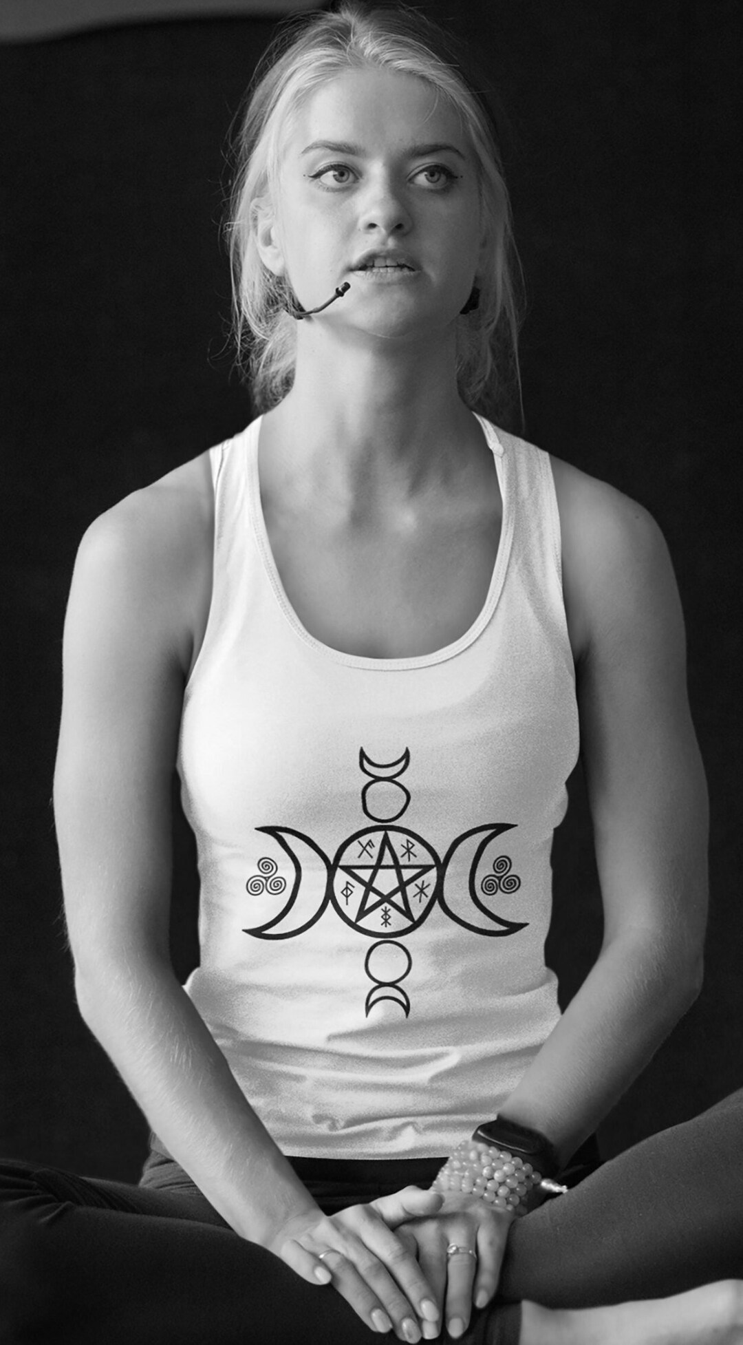 Stay Empowered in This Wiccan Goth Gym Tank - Active Wear for Women - Etsy