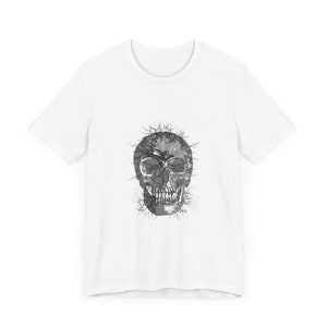 Gothic Skull Tee With Roots Art - Unique Skeleton Shirt for Edgy Style ...