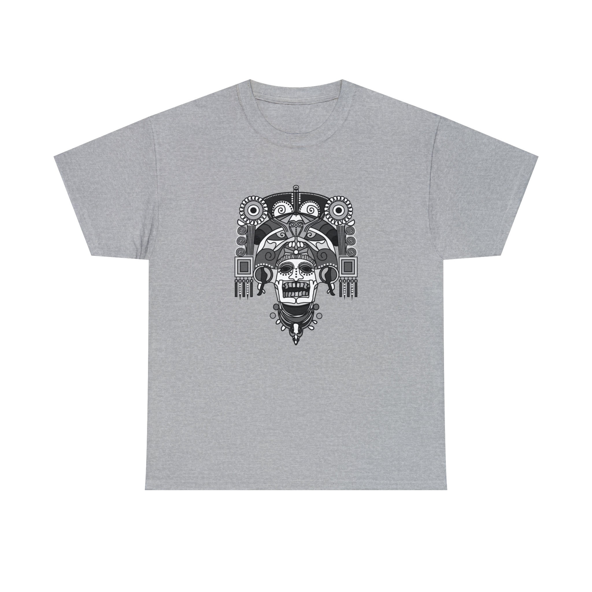 Aztec God Tee, Indie Streetwear Top, Mayan Culture Shirt, Non-binary ...