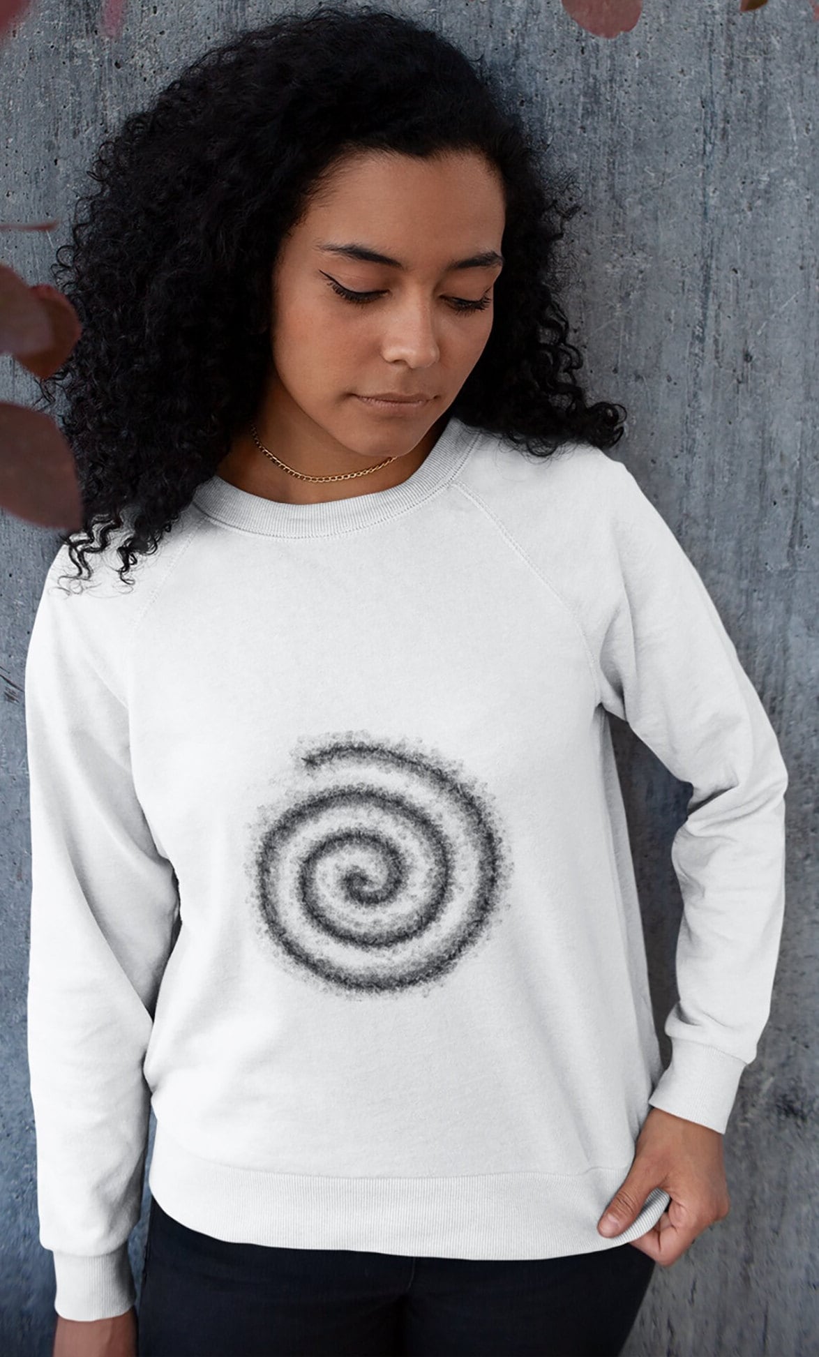 Unique Gothic Sweatshirt Featuring Swirl Barbed Wire Design ...