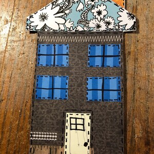 Large Scrap Paper Houses - Etsy