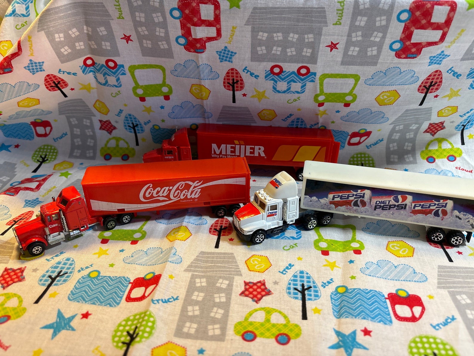 3 18 Wheeler Trucks Coke, Pepsi,meijer - Etsy