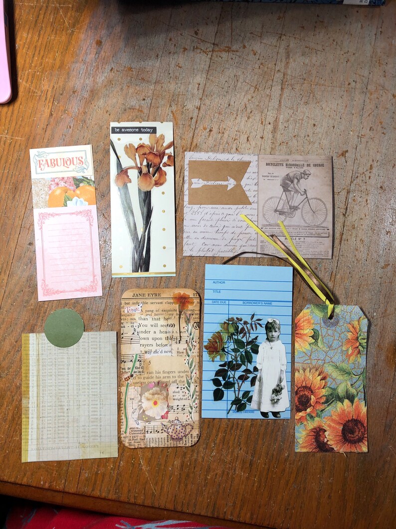 5 Journal Tags - Etsy