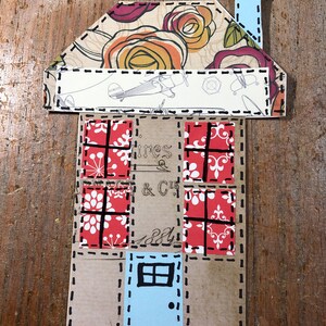 Large Scrap Paper Houses - Etsy