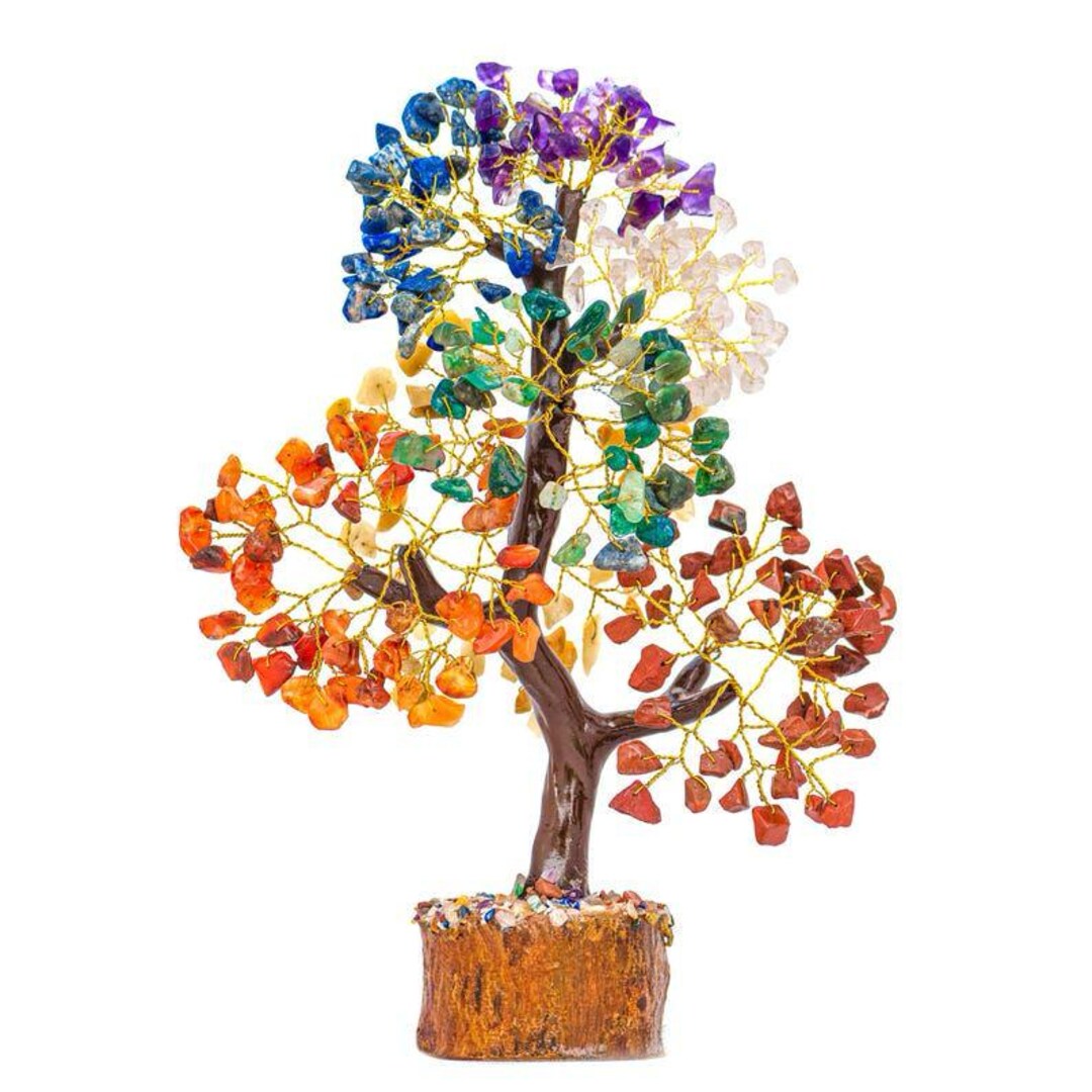 Chakra Crystal Tree of Life: Feng Shui Gemstone Healing Tree - Etsy
