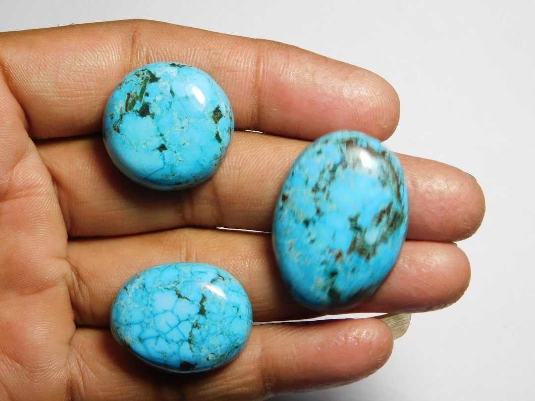 3pcs. Amazing Quality Turquoise Lot Gemstone Natural Turquoise ...