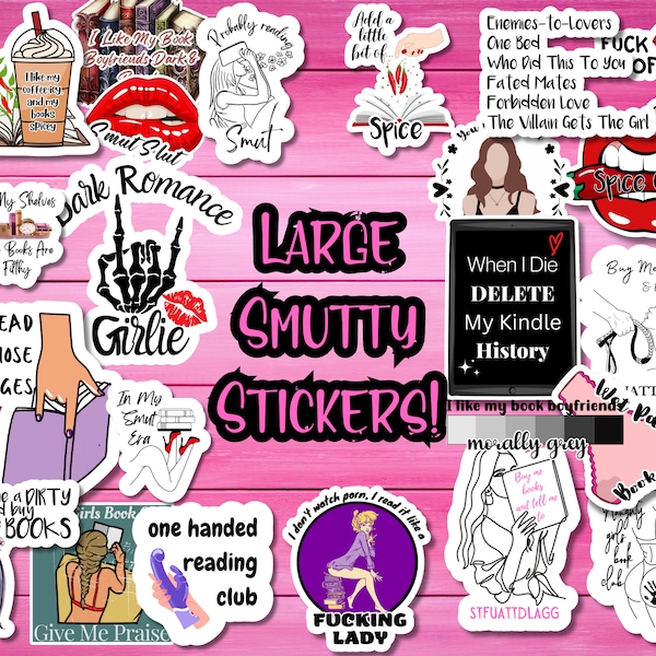 Smutty Romance Stickers - Etsy