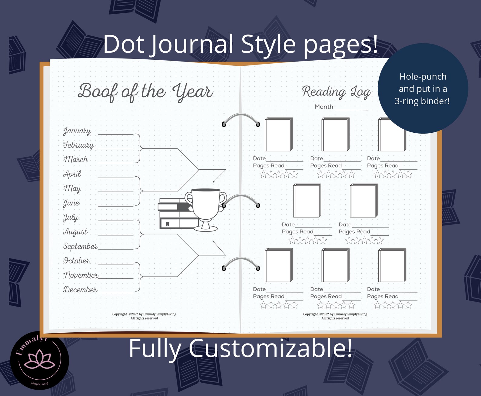 The Ultimate Book Journal 58 Pages Reading Planner - Etsy