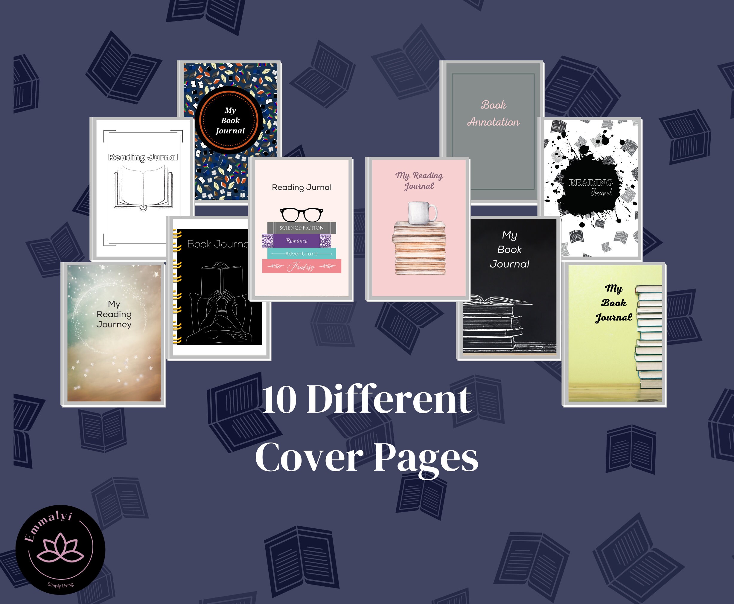 The Ultimate Book Journal 58 Pages Reading Planner - Etsy