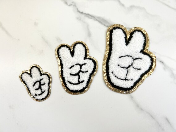 2 3 4 Mouse Peace Sign Self-adhesive 3M Mouse Hand Chenille - Etsy