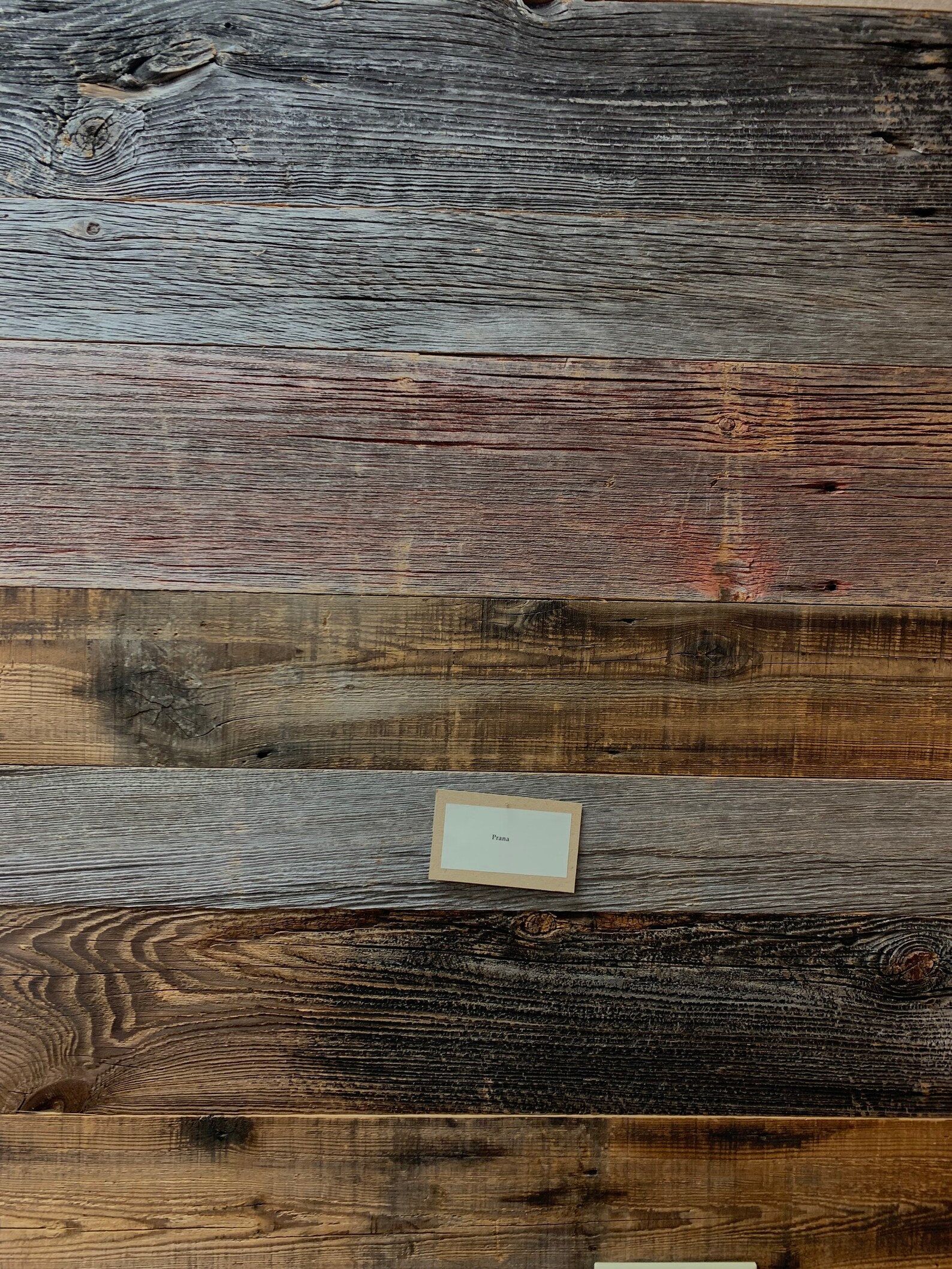 Weathered red reclaimed barn wood paneling 12.5 sq. ft. | Etsy