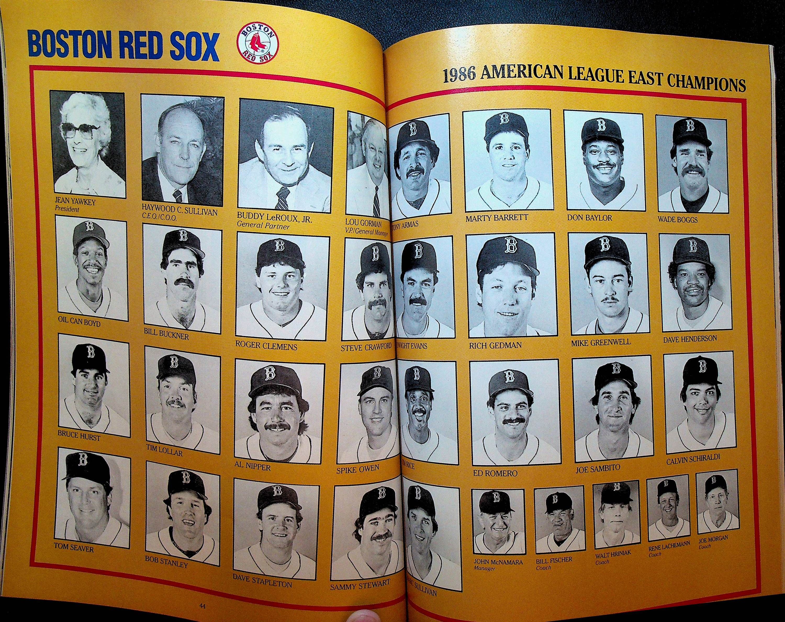 1986 World Series Official Program Boston Red Sox V New York Mets - Etsy