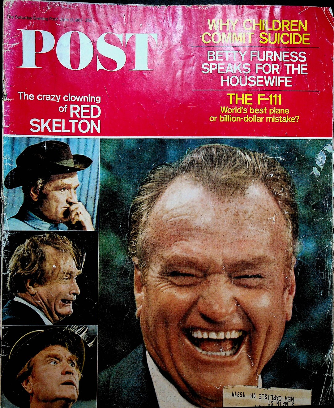 Saturday Evening Post June 17 1967 Red Skelton F-111 Amish - Etsy