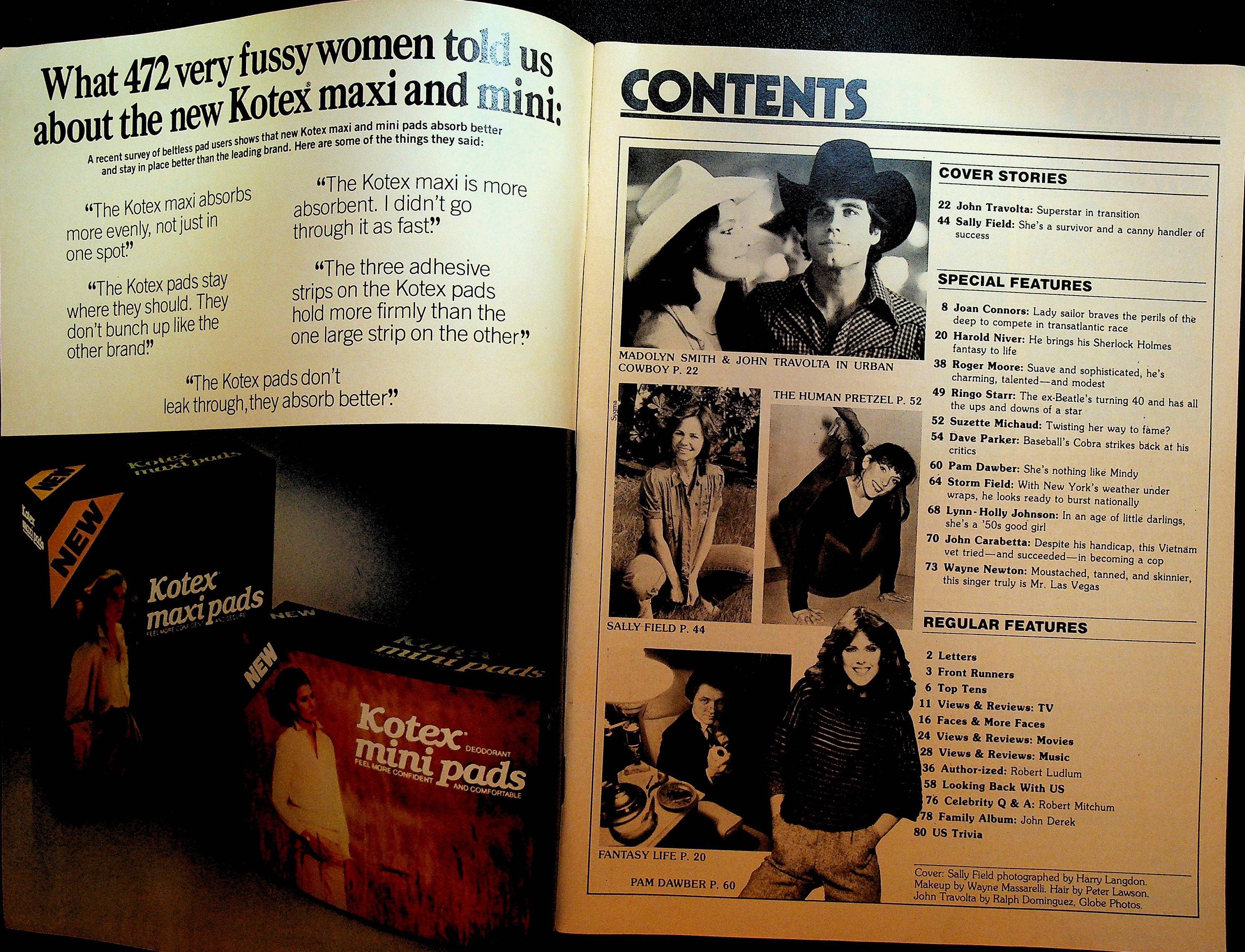 Us Magazine June 10 1980 Sally Field Ringo Starr John Travolta Sherlock ...