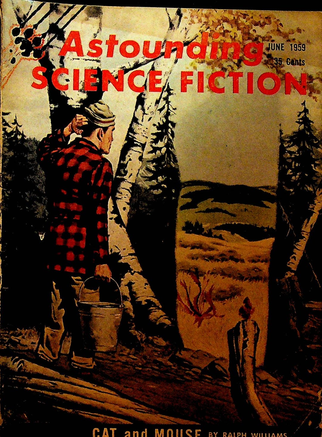 Astounding Science Fiction Magazine June 1959 Gordon R Dickson Mack ...