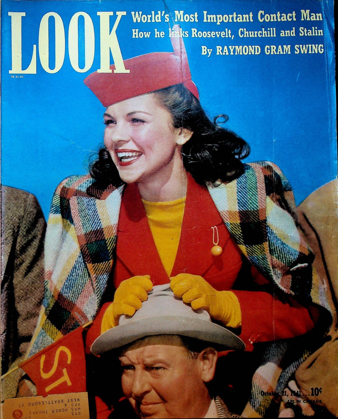 Look Magazine October 21 1941 WWII Jimmy Noble Jane Russell - Etsy