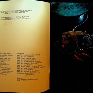 Oceani #10 Jacques Cousteau Sea Fish Book - Etsy