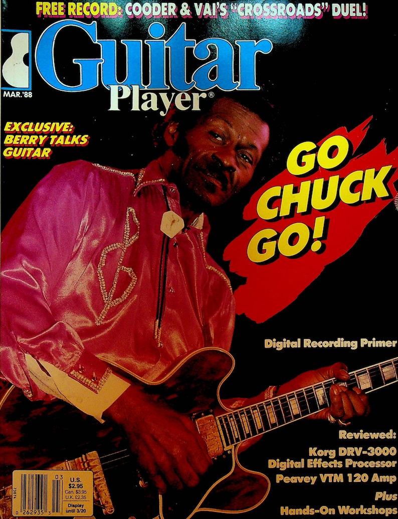 Guitar Player Magazine March 1988 Chuck Berry Al Hendrickson Emory ...