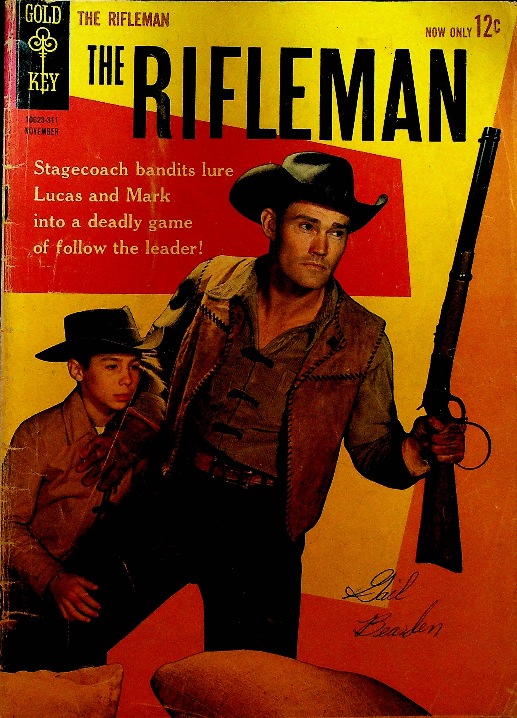 The Rifleman Comic Book 17 Gold Key Chuck Connors Photo Cover 1963 - Etsy