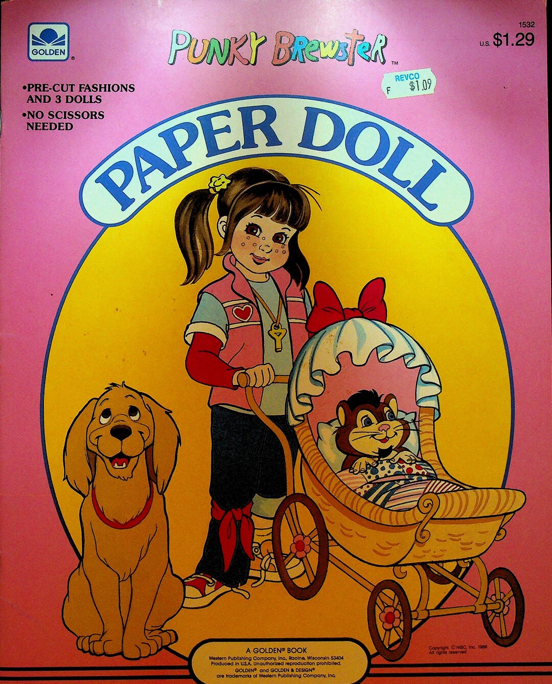 Punky Brewster Paper Doll Unused 1986 Golden - Etsy