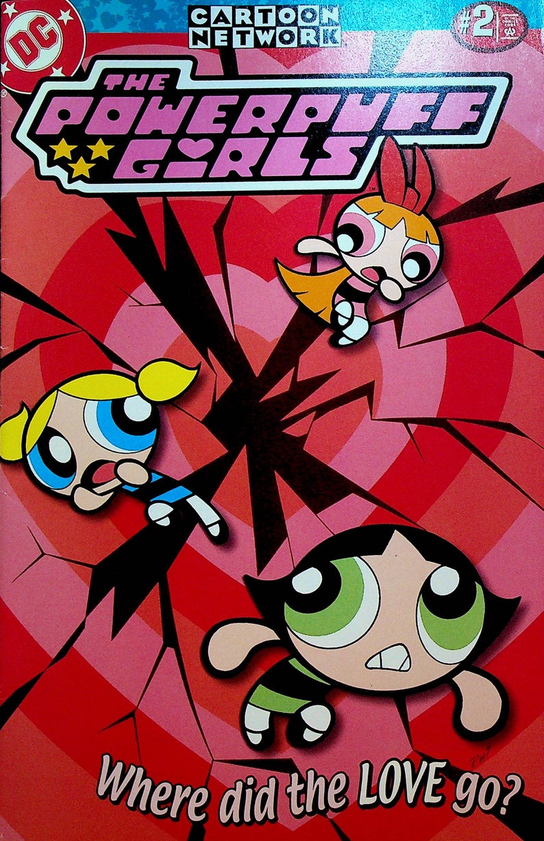 Powerpuff Girls 2 DC Comics Cartoon Network Comic Book - Etsy