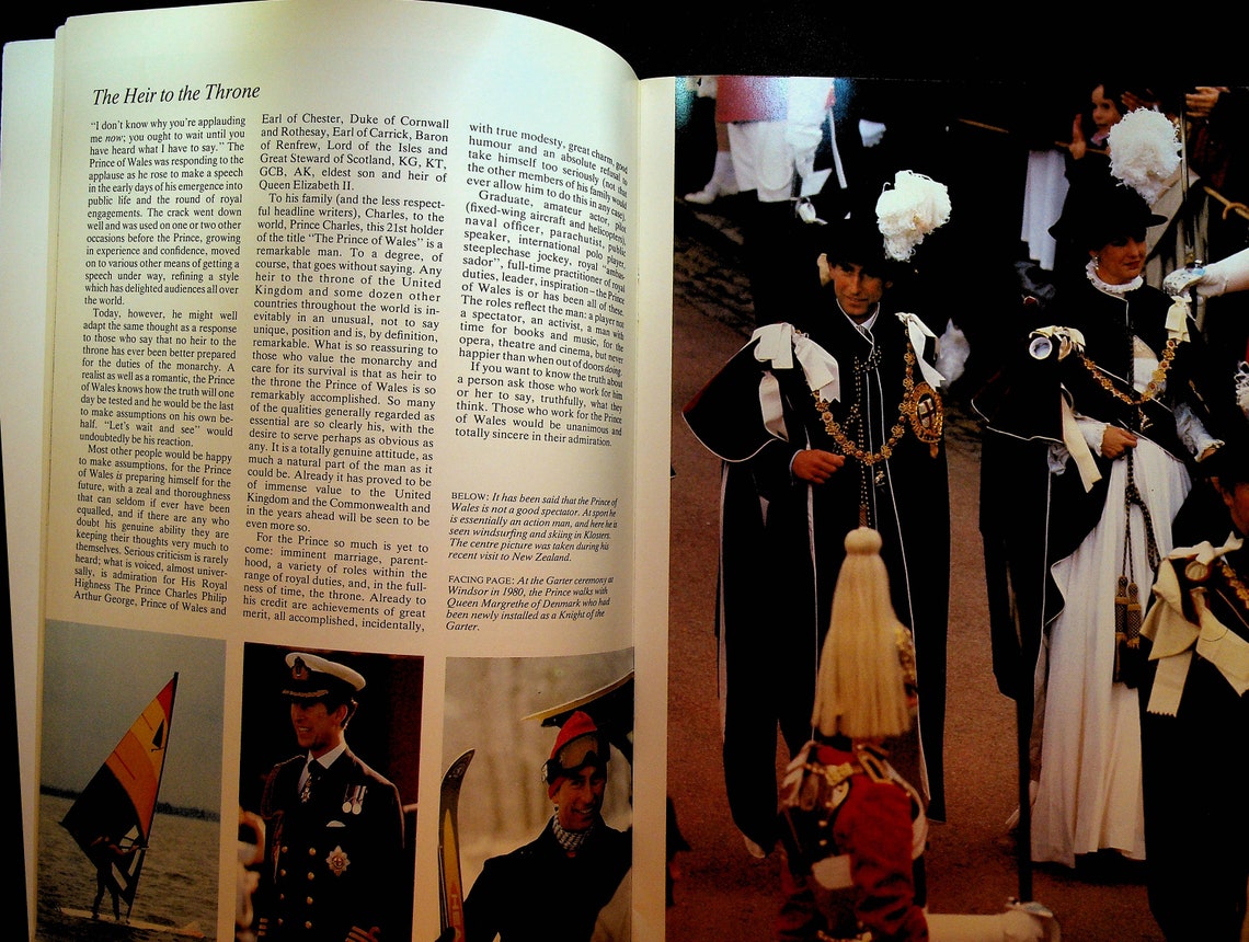 The Royal Wedding Official Souvenir Book 1981 Prince Charles Princess ...