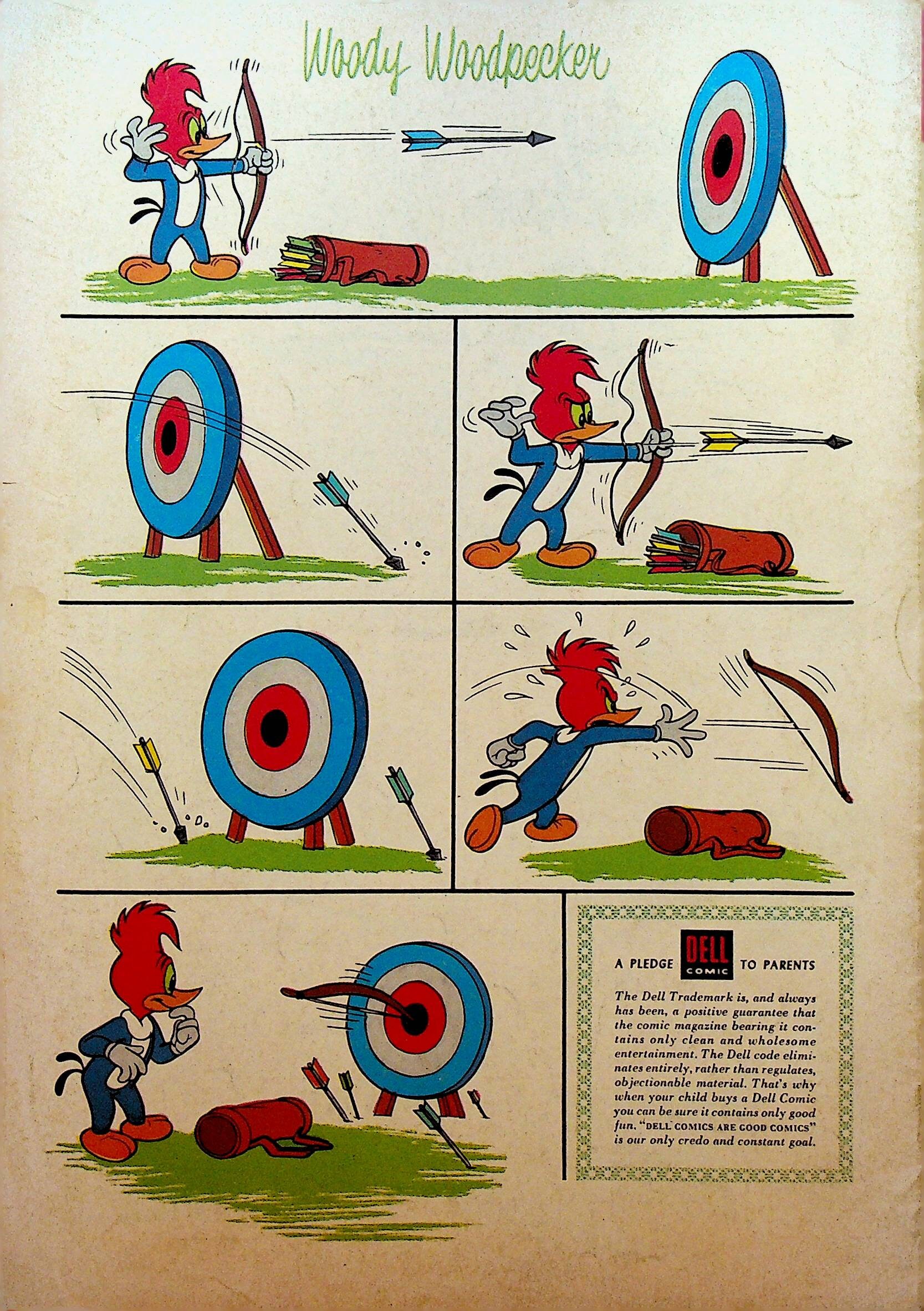Woody Woodpecker 42 Dell Comics 1957 Easter Egg Painting Chick - Etsy