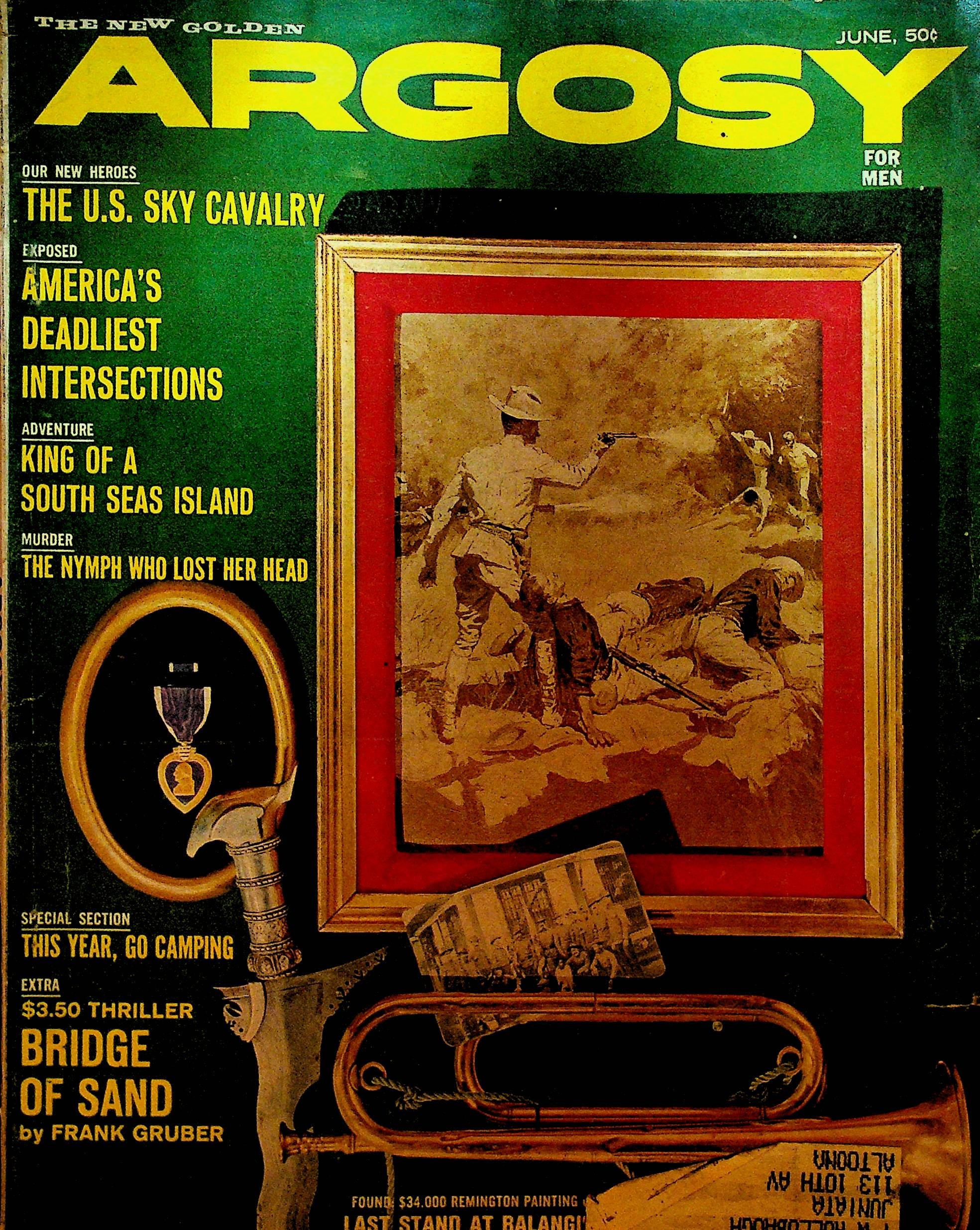 Argosy Magazine June 1963 Arthur Porges US Sky Cavalry Balangiga ...