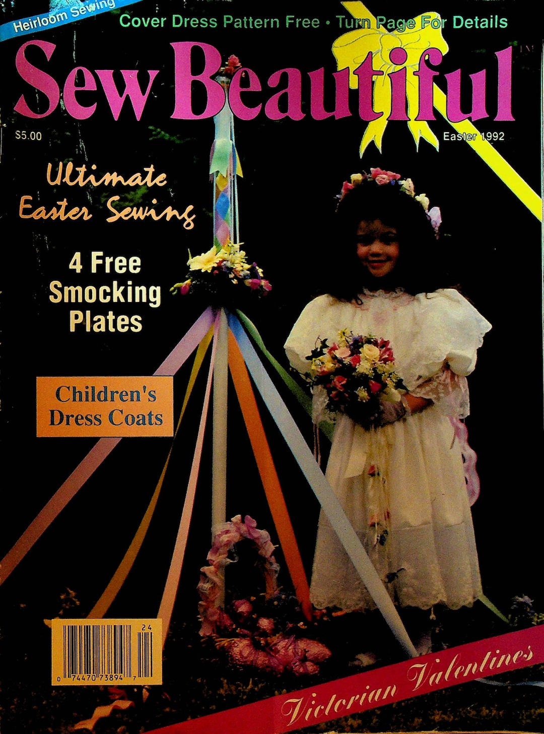 Sew Beautiful Magazine Easter 1992 - Etsy