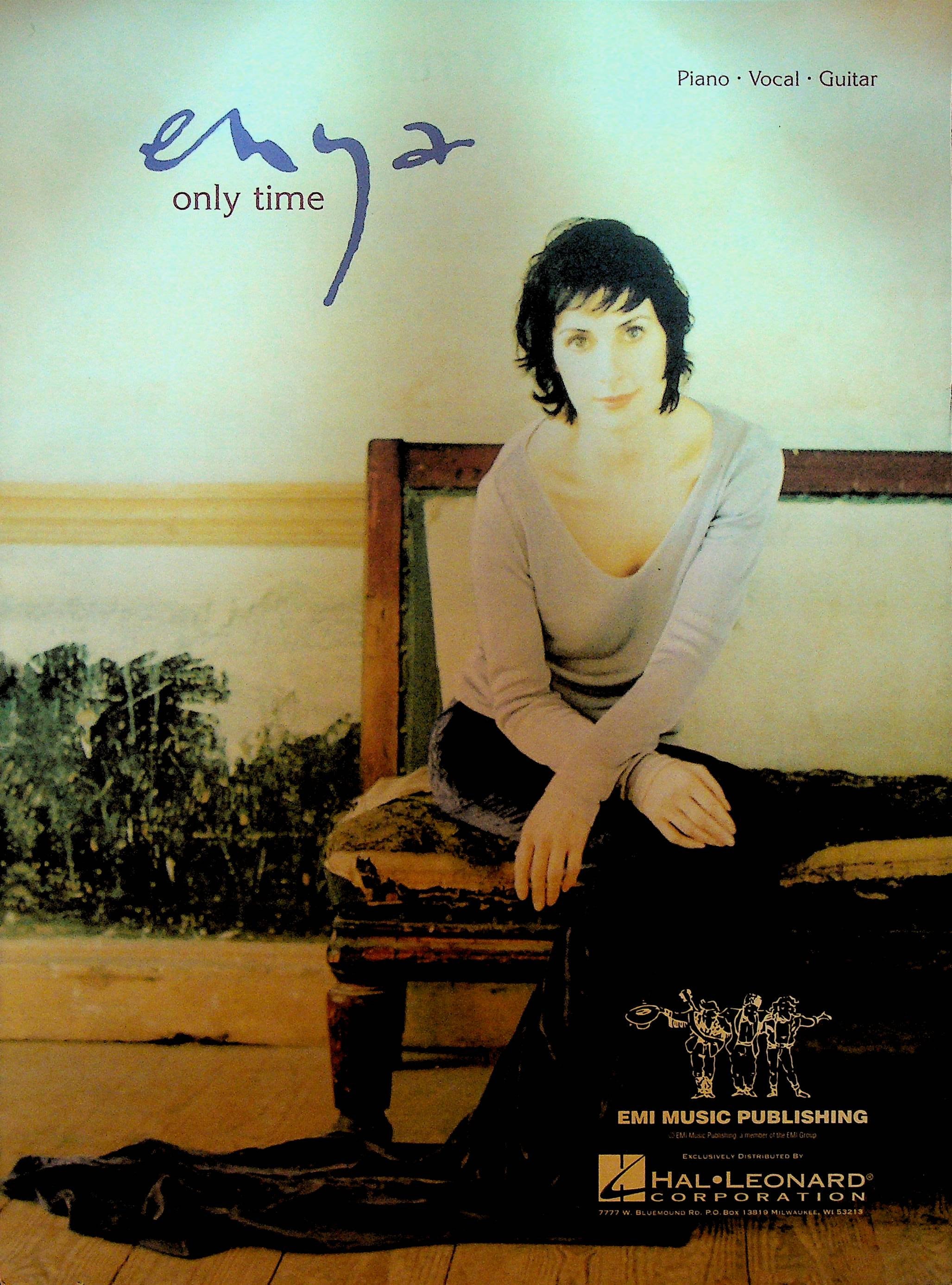 Only Time Sheet Music Enya Piano Vocal Guitar - Etsy