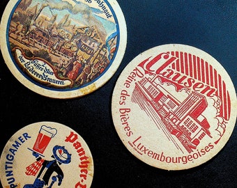 German Beer Coasters - Etsy