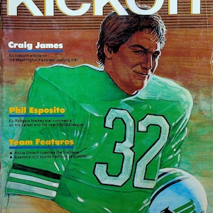 USFL Kickoff Magazine Program Arizona Wranglers V Chicago Blitz Craig ...