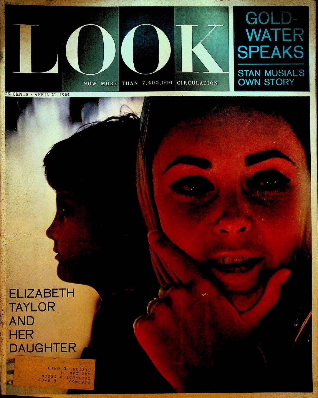 Look Magazine April 21 1964 Elizabeth Taylor Stan Musial Barry ...