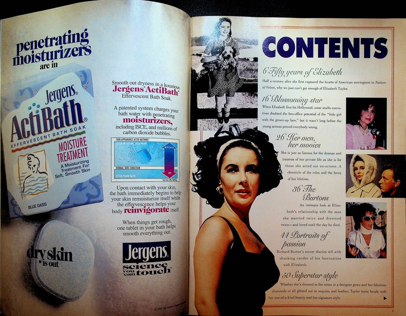Elizabeth Taylor Portrait of a Legend Magazine Ladies Home Journal ...