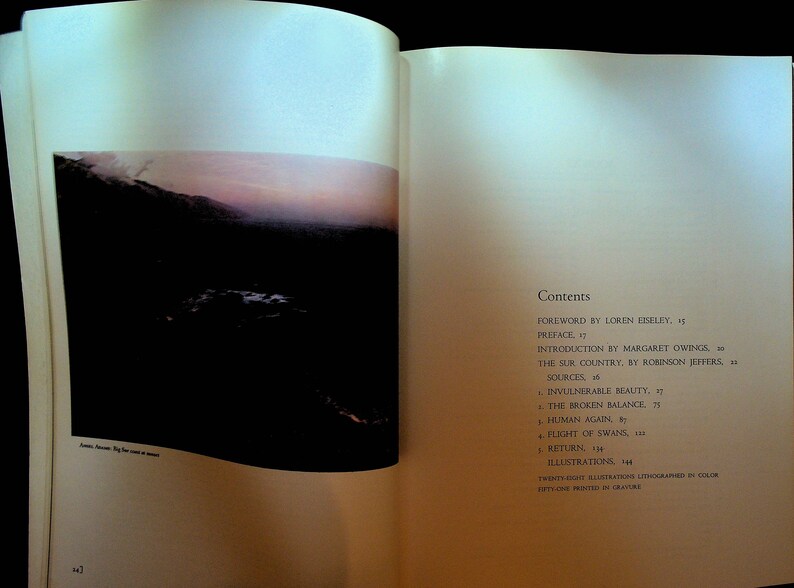 Not Man Apart Big Sur Coast Photography Book Ansel Adams Philip Hyde ...