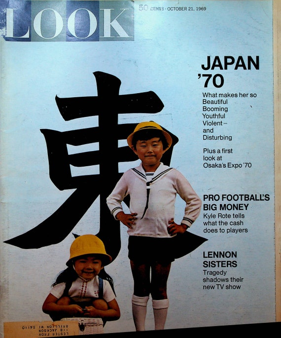 Look Magazine October 21 1969 Japan the Lennon Sisters Kabuki - Etsy