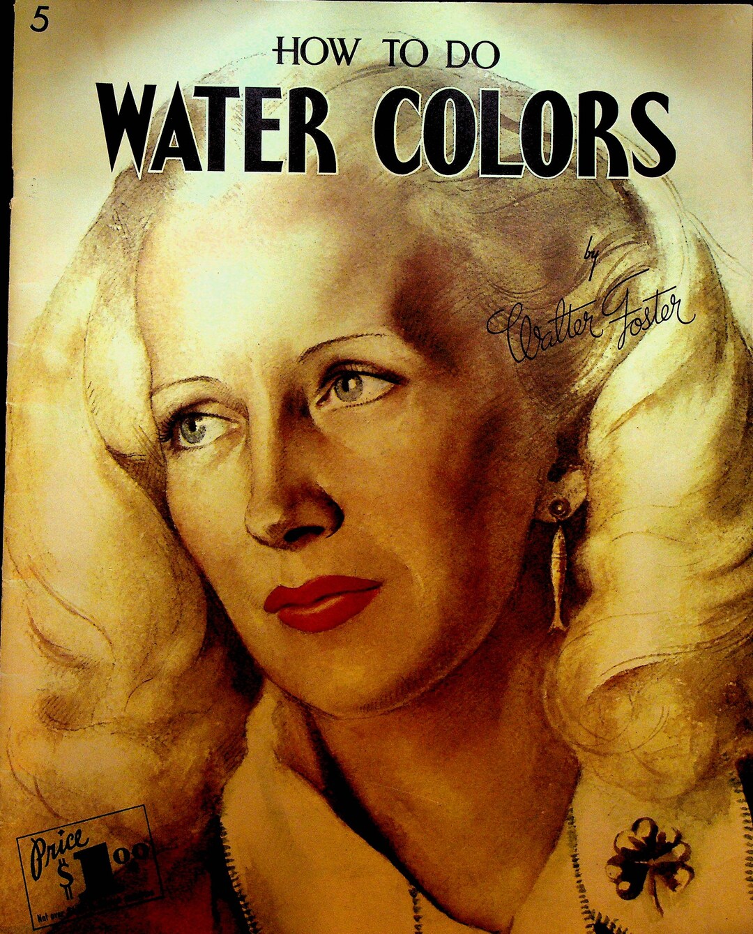 How to Do Water Colors Walter Foster Art Book 5 - Etsy