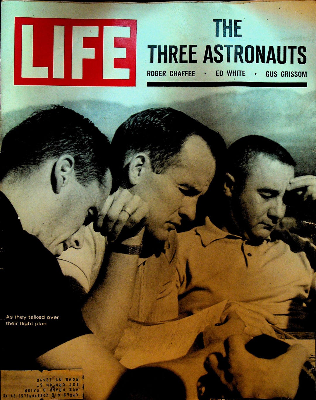 Life Magazine February 3 1967 Three Astronauts NASA Ed White Gus ...