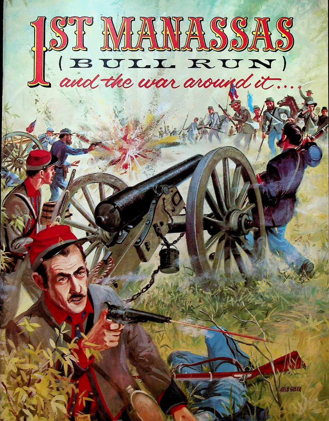 1st Manassas Bull Run and the War Around It Civil War Softcover 1961 ...