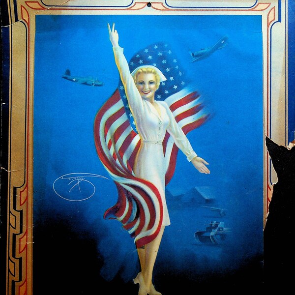 Wwii Pinup Calendar - Etsy