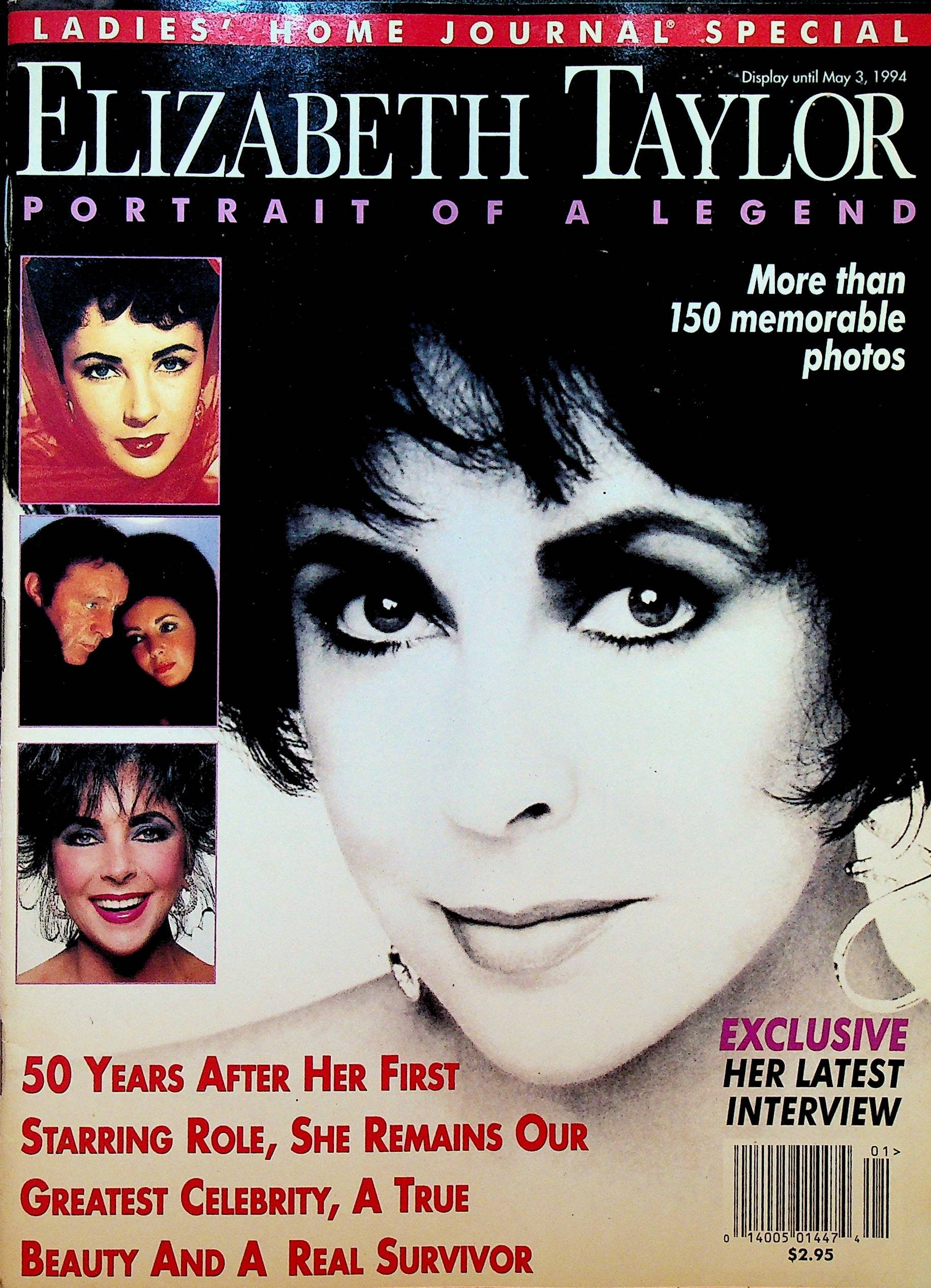 Elizabeth Taylor Portrait of a Legend Magazine Ladies Home Journal ...