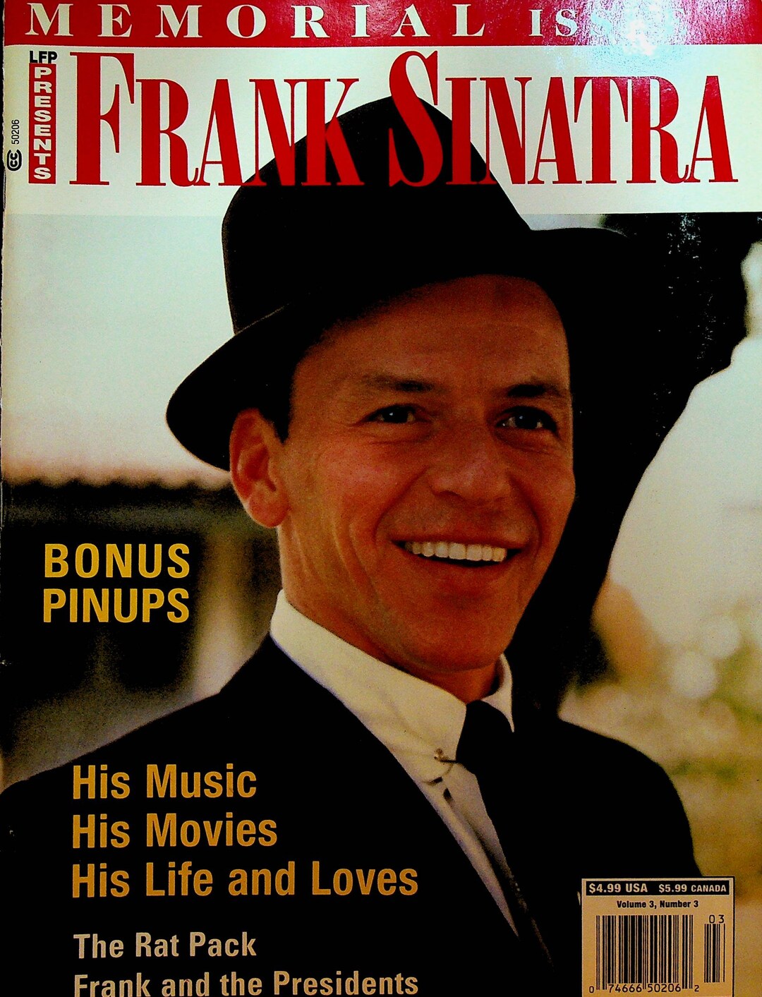 Frank Sinatra Memorial Issue LFP Magazine - Etsy