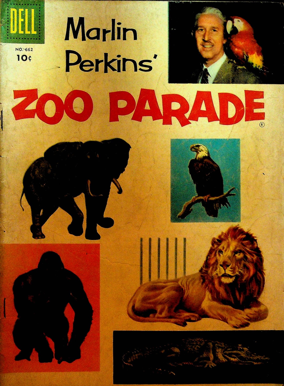 Marlin Perkins Zoo Parade Dell Four Color Comic 662 1955 - Etsy
