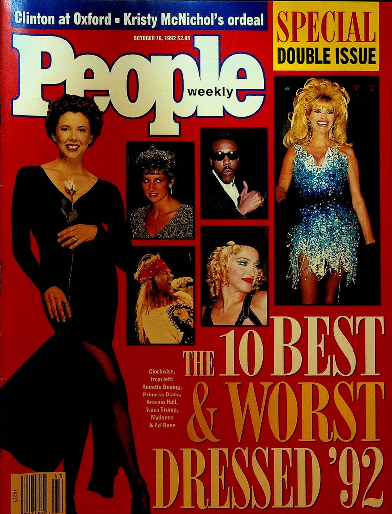 People Magazine October 26 1992 Axl Rose Madonna Ivana Trump Princess ...